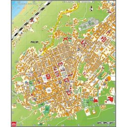 Mappa di Centro Storico / Cartografia Aggiornata di Palmi @ Geoplan.it