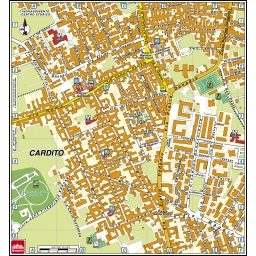 Mappa di Centro Storico / Cartografia Aggiornata di Cardito @ Geoplan.it