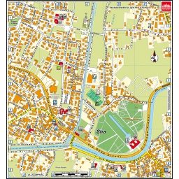 Mappa di Centro Storico / Cartografia Aggiornata di Stra @ Geoplan.it