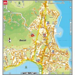 Mappa di Centro Storico / Cartografia Aggiornata di Bacoli @ Geoplan.it