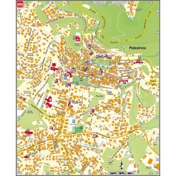 Mappa di Centro Storico / Cartografia Aggiornata di Palestrina @ Geoplan.it