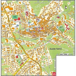 Mappa di Centro Storico / Cartografia Aggiornata di Gualdo Tadino ...