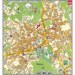 Mappa di Centro storico / Cartografia Aggiornata di Pedara @ Geoplan.it