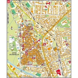 Mappa di Centro Storico / Cartografia Aggiornata di Città di Castello ...