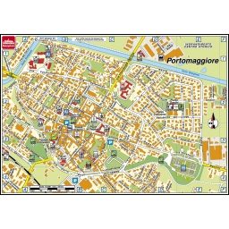 Mappa di Centro Storico / Cartografia Aggiornata di Portomaggiore ...