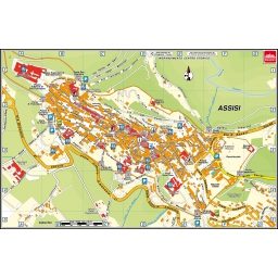Mappa di Centro Storico / Cartografia Aggiornata di Assisi @ Geoplan.it