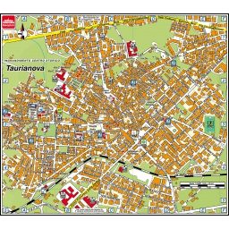 Mappa di Centro Storico / Cartografia Aggiornata di Taurianova @ Geoplan.it