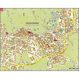 Mappa di Centro Storico / Cartografia Aggiornata di Castelfidardo ...