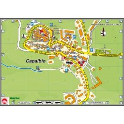 Mappa di Centro / Cartografia Aggiornata di Capalbio @ Geoplan.it
