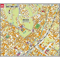 Mappa di Centro Storico / Cartografia Aggiornata di Meda @ Geoplan.it