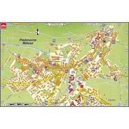 Mappa di Centro Storico / Cartografia Aggiornata di Piedimonte Matese ...