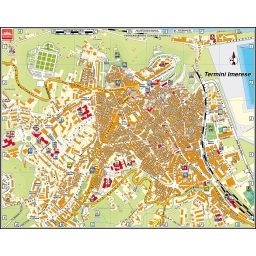 Mappa di Centro Storico / Cartografia Aggiornata di Termini Imerese ...