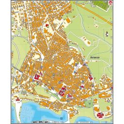 Mappa di Centro Storico / Cartografia Aggiornata di Sciacca @ Geoplan.it