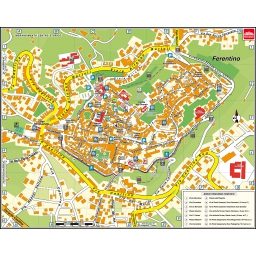 Mappa di Centro Storico / Cartografia Aggiornata di Ferentino @ Geoplan.it