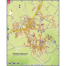 Mappa di centro storico / Cartografia Aggiornata di Vairano Patenora ...