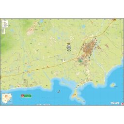 Mappa di Comune / Cartografia Aggiornata di Pula @ Geoplan.it