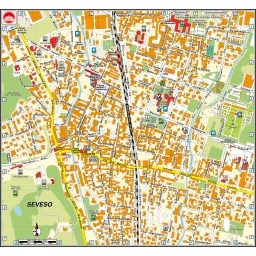 Mappa di Centro Storico / Cartografia Aggiornata di Seveso @ Geoplan.it