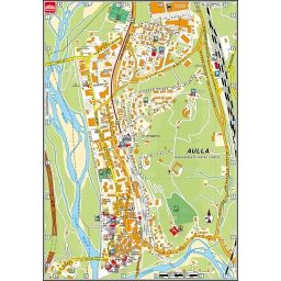 Mappa di centro storico / Cartografia Aggiornata di Aulla @ Geoplan.it