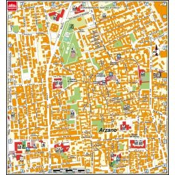 Mappa di Centro Storico / Cartografia Aggiornata di Arzano @ Geoplan.it