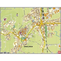 Mappa di Centro Storico / Cartografia Aggiornata di Sinalunga @ Geoplan.it