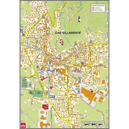 Mappa di Centro Storico / Cartografia Aggiornata di Castellamonte ...