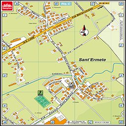 Mappa di Sant'Ermete / Cartografia Aggiornata di Santarcangelo di ...