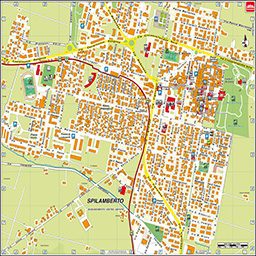 Mappa di Centro Storico / Cartografia Aggiornata di Spilamberto ...