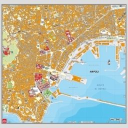 Mappa di Centro storico / Cartografia Aggiornata di Napoli Municipalità ...