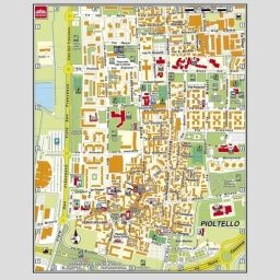 Mappa di Centro Storico / Cartografia Aggiornata di Pioltello @ Geoplan.it