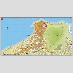 Mappa di Centro Storico / Cartografia Aggiornata di Cefalù @ Geoplan.it