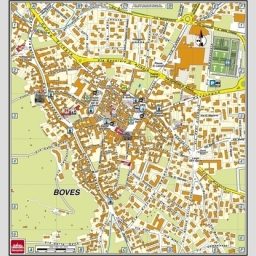 Mappa di Centro Storico / Cartografia Aggiornata di Boves @ Geoplan.it
