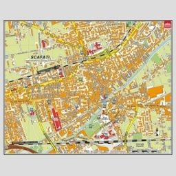 Mappa di Centro Storico / Cartografia Aggiornata di Scafati @ Geoplan.it