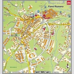Mappa di Centro Storico / Cartografia Aggiornata di Fiano Romano ...