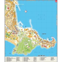 Mappa di Centro Storico / Cartografia Aggiornata di Gaeta @ Geoplan.it