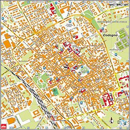 Mappa di Codogno - Centro Storico / Cartografia Aggiornata di Codogno ...