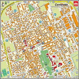 Mappa di Cornaredo - Centro Storico / Cartografia Aggiornata di ...