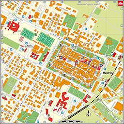 Mappa di Budrio - Centro Storico / Cartografia Aggiornata di Budrio ...