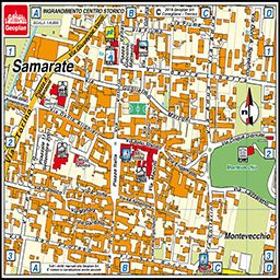 Mappa di Samarate - Centro Storico / Cartografia Aggiornata di Samarate ...