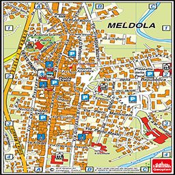 Mappa di Meldola - Centro Storico / Cartografia Aggiornata di ...