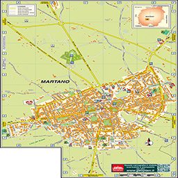 Mappa di Martano / Cartografia Aggiornata di Martano @ Geoplan.it