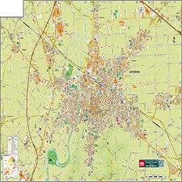 Mappa di Cesena / Cartografia Aggiornata di Cesena @ Geoplan.it