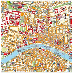 Mappa di Pisa - Centro Storico / Cartografia Aggiornata di Pisa ...