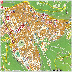 Mappa di Enna - Centro Storico / Cartografia Aggiornata di Enna ...
