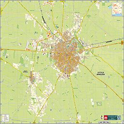 Mappa di Manduria / Cartografia Aggiornata di Manduria @ Geoplan.it