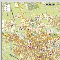 Mappa di Santa Maria Capua Vetere / Cartografia Aggiornata di Santa ...