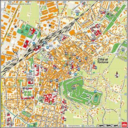 Mappa di Tortona - Centro Storico / Cartografia Aggiornata di Tortona ...