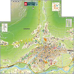Mappa di Sondrio / Cartografia Aggiornata di Sondrio @ Geoplan.it