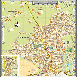 Mappa di Guidonia Montecelio - Villanova / Cartografia Aggiornata di ...