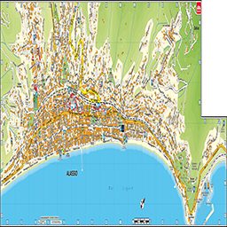 Mappa di Alassio - Centro Storico / Cartografia Aggiornata di Alassio ...