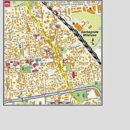 Mappa di Garbagnate Milanese - Centro Storico / Cartografia Aggiornata ...